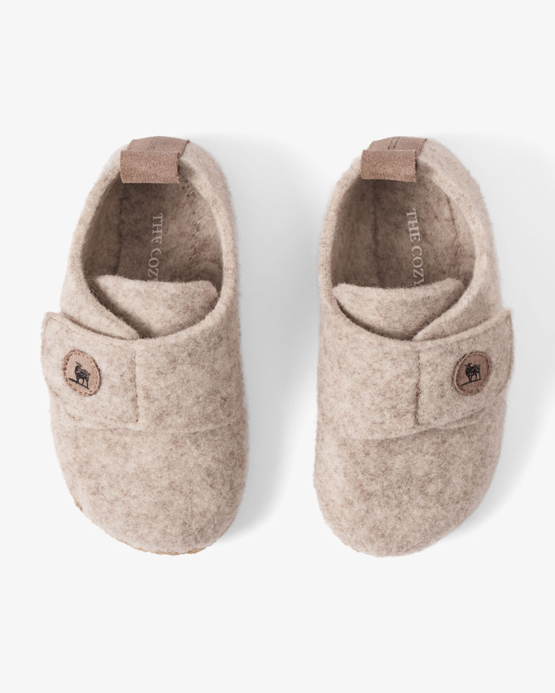 Hjemmesko uldfilt - Børn (Beige)