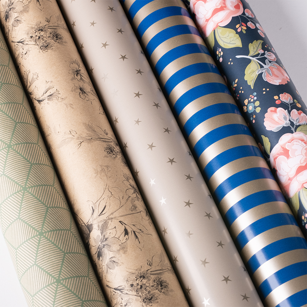 Gavepapir med print